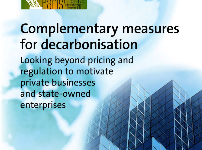 Complementary measures for decarbonisation: Looking beyond pricing and ...