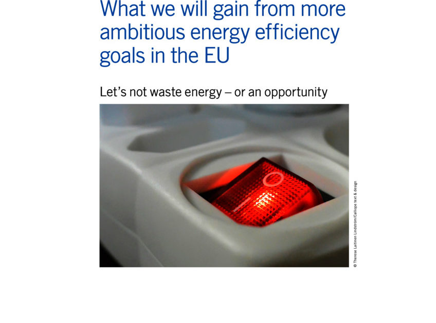 What we will gain from more ambitious energy efficiency goals in the EU ...