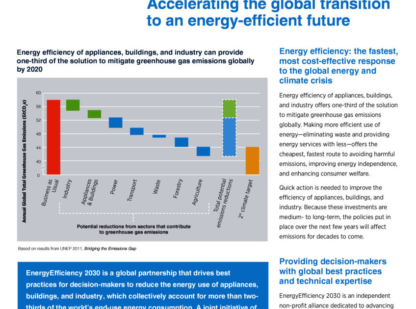 EnergyEfficiency 2030 - Copenhagen Centre on Energy Efficiency