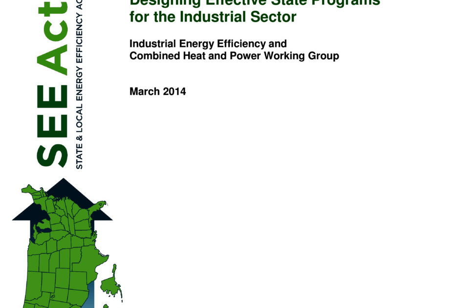 Industrial Energy Efficiency: Designing Effective State Programs for ...