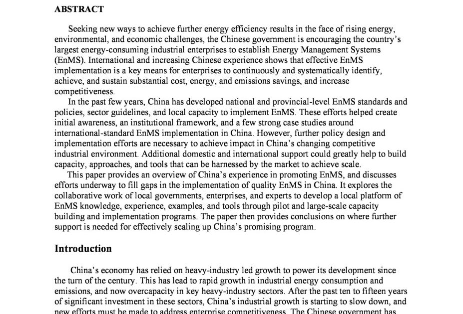 Overcoming Implementation Gaps Through A Business Oriented Energy Management System Support