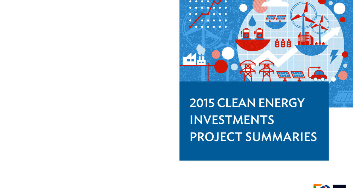 2015 Clean Energy Investments: Project Summaries - Copenhagen Centre on ...