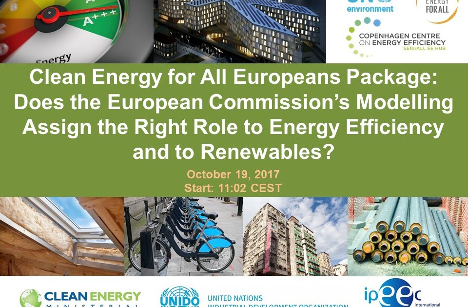 Clean Energy for All Europeans Package: Does the Commission Modelling ...