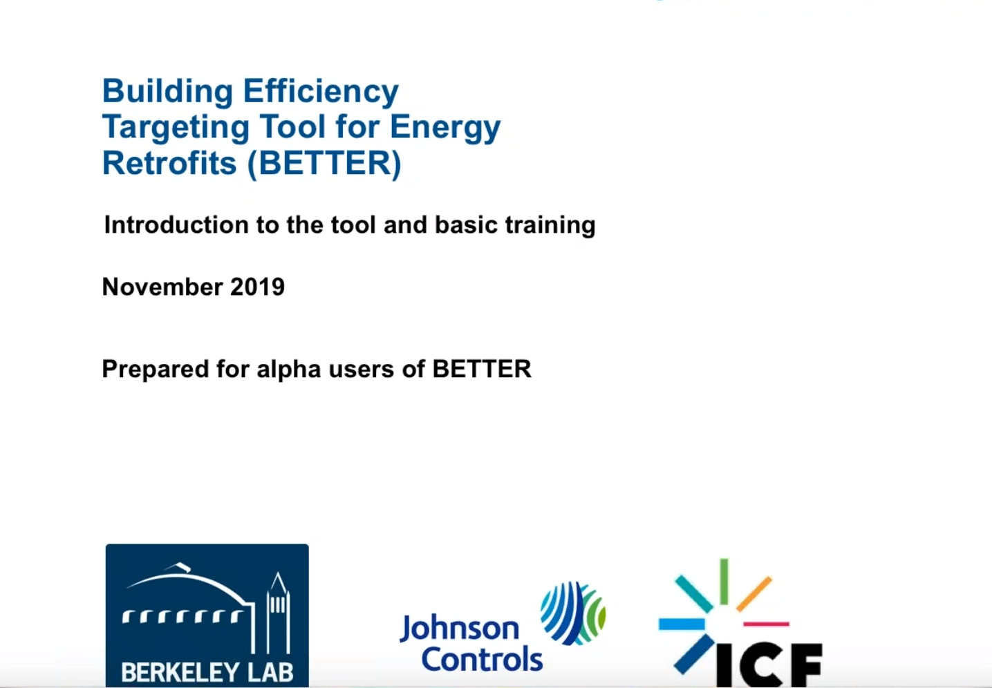 Building Efficiency Accelerator's Webinars - Copenhagen Centre on ...